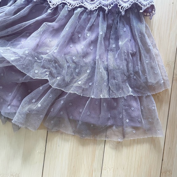 Modcloth | Dresses | Modclothryu Mesh Frilly Lilac Dress | Poshmark